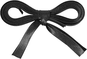 Amazon.com: 196.8 Inches Corset Lacing，Black Satin Ribbon Women's Tie ...