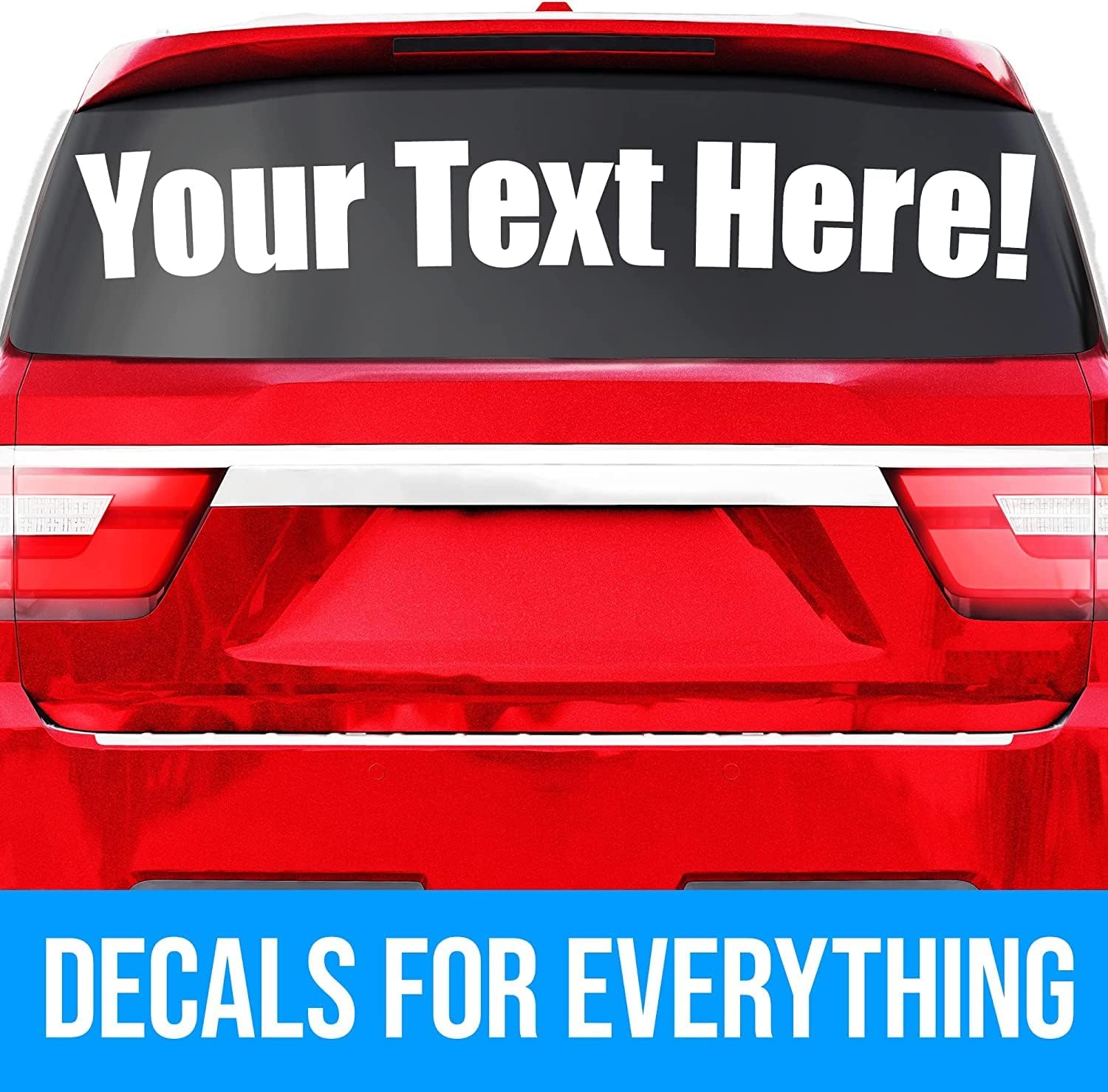 Amazon.com - Custom Vinyl Sticker (30 Sizes + 20 Fonts + 50 Colors ...