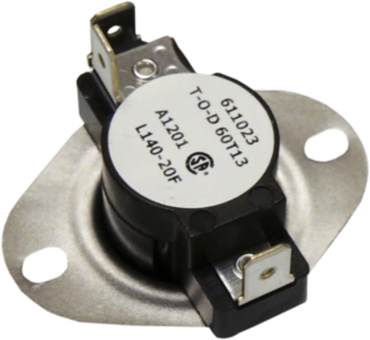 Amazon.com: Supco LD140 SPDT Limit Control Thermostat Snap Disc L140 ...