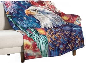 Amazon.com: TIKRBMLB Statue of Liberty Blanket Gifts for Kids Women ...