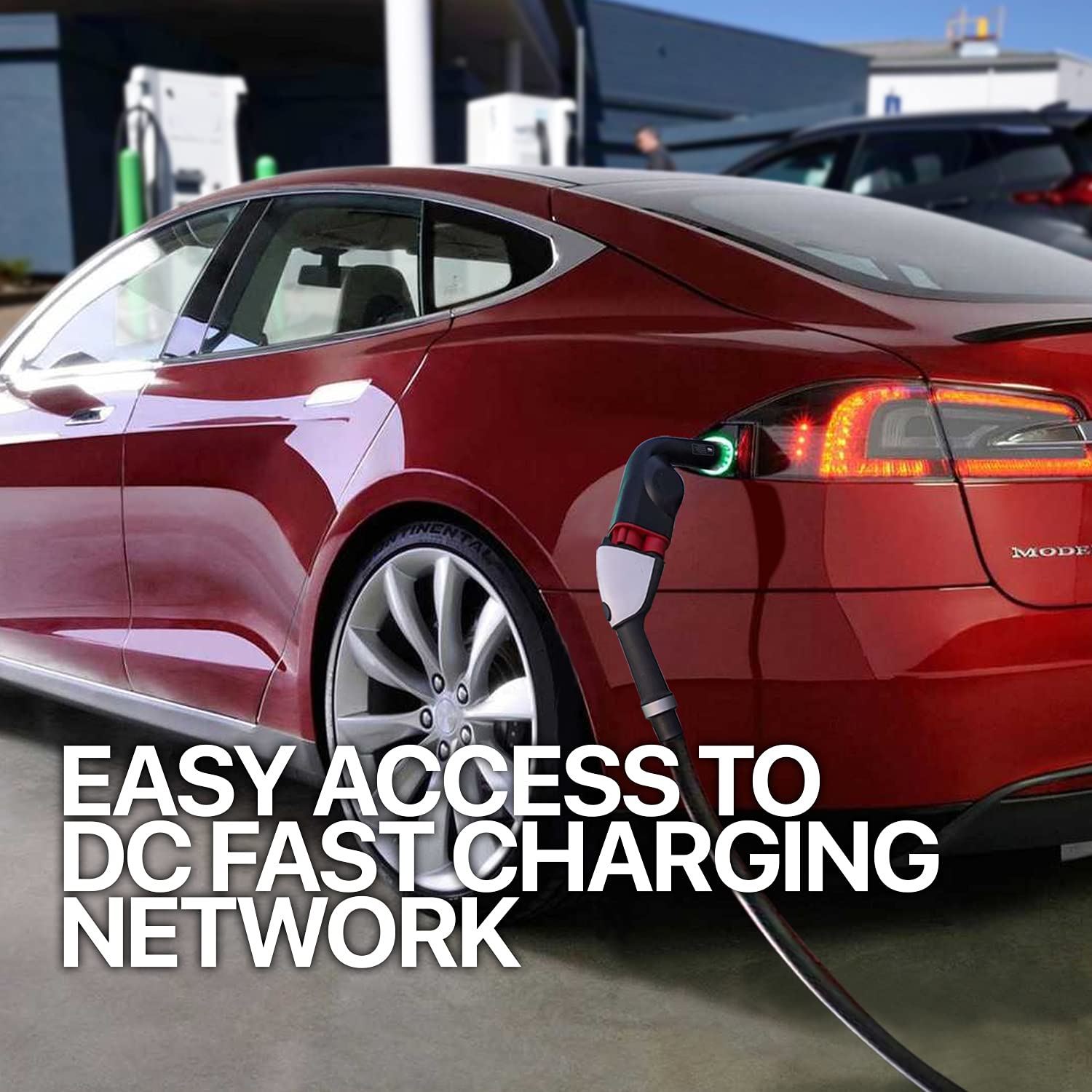 Buy Lectron CCS Charger Adapter for Tesla - 200A and 100-800V DC - for ...