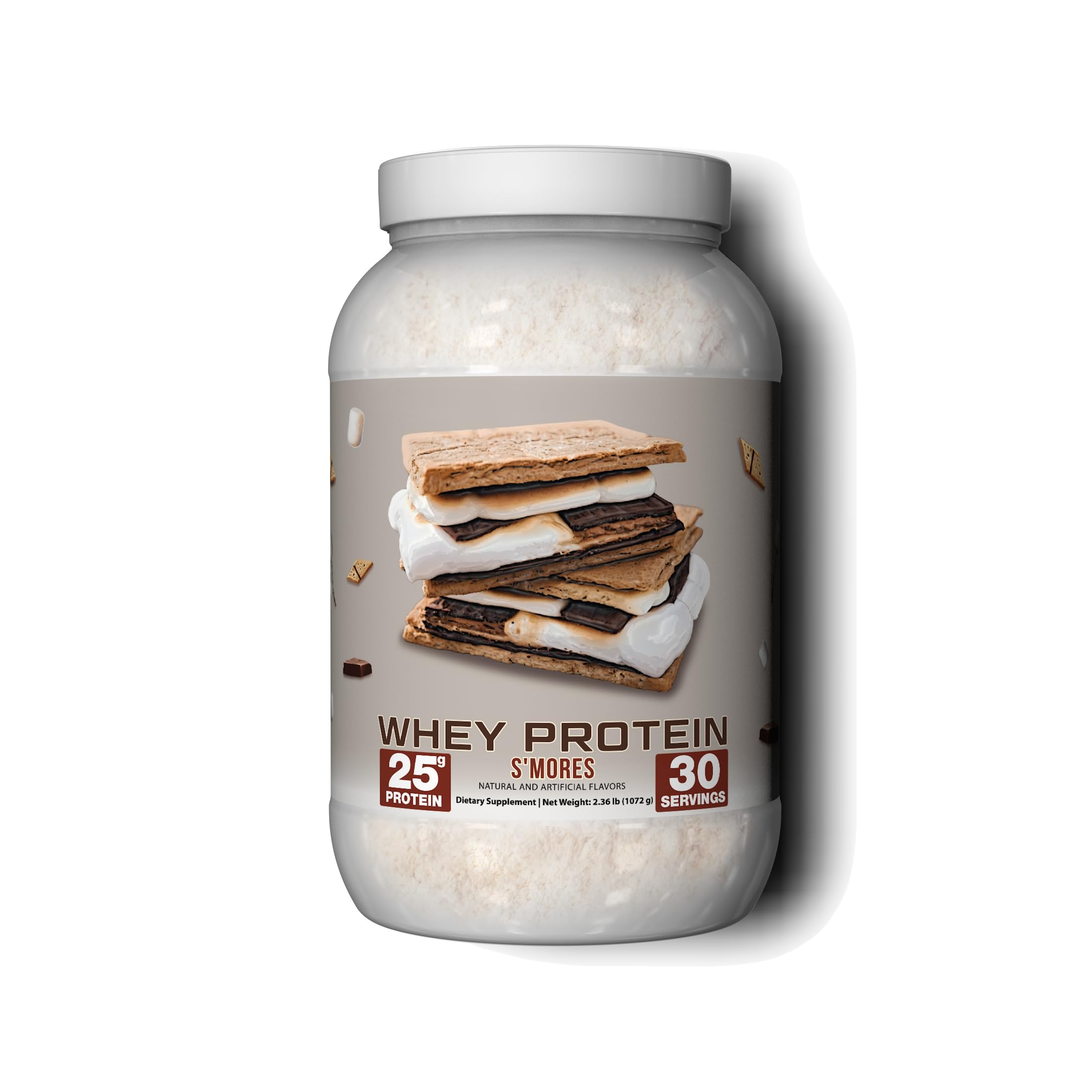 Protein Powder Smores Flavor 25 G Whey Protein Per Scoop | Desertcart KSA