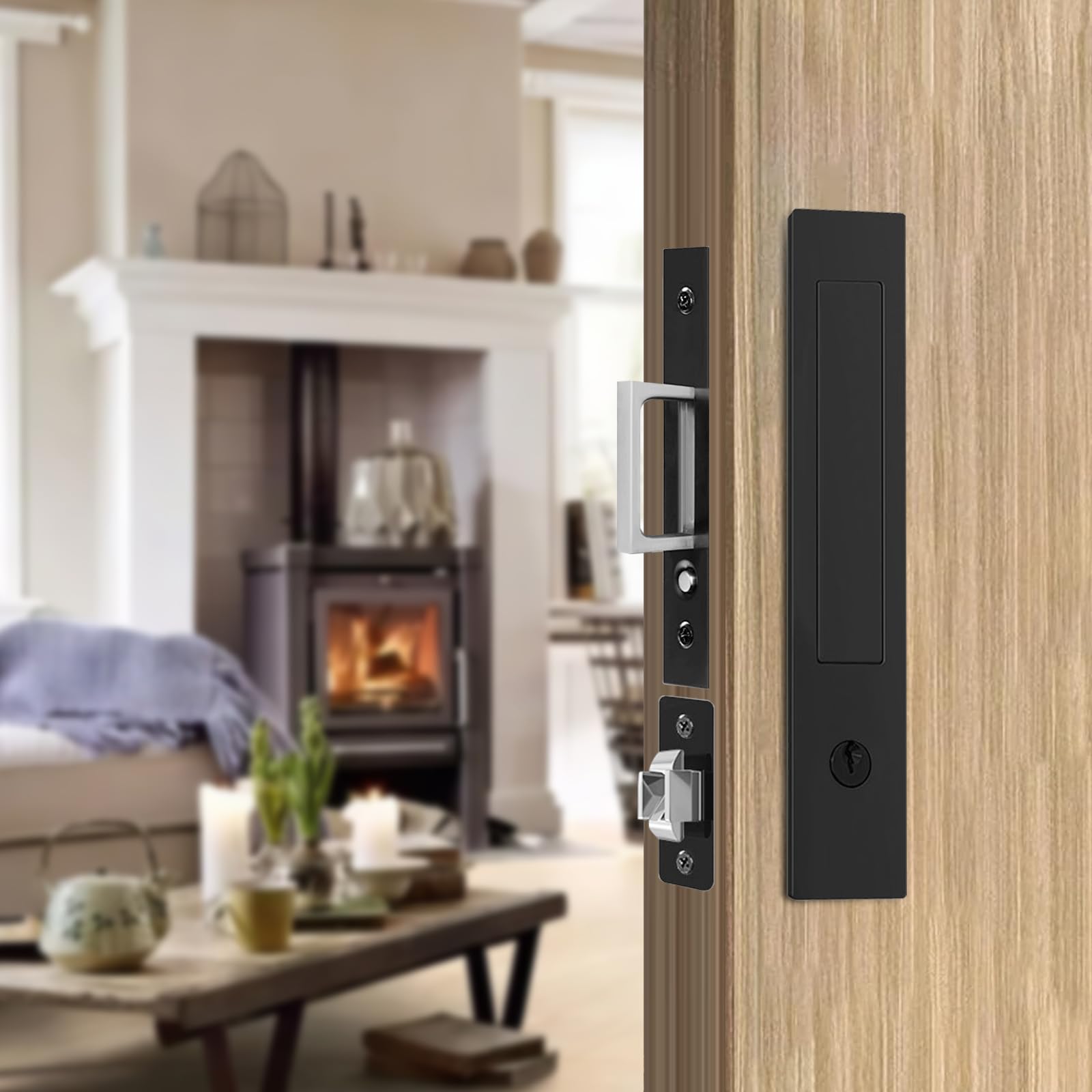 Pocket Door Hardware Latch Pocket Door Lock Privacy Function