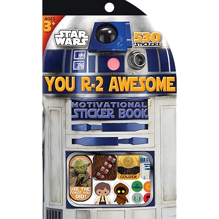 Amazon.com : Eureka Star Wars Classroom Supplies Sticker Book for Kids ...
