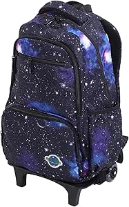 Amazon.co.jp: Double Handle Rolling Backpack, Trolley Backpack Durable ...