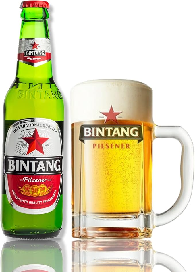 12 x 0,33l Bintang - Pilsner Bier aus Indonesien : Amazon.de ...