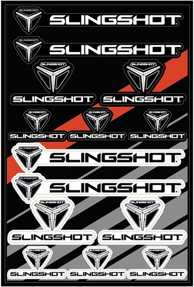 Polaris UV Coated Laminate Slingshot Logo Sticker Sheet, Decals ...