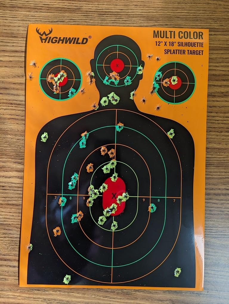 $3/mo - Finance Highwild Silhouette Splatter Paper Targets - Splash ...