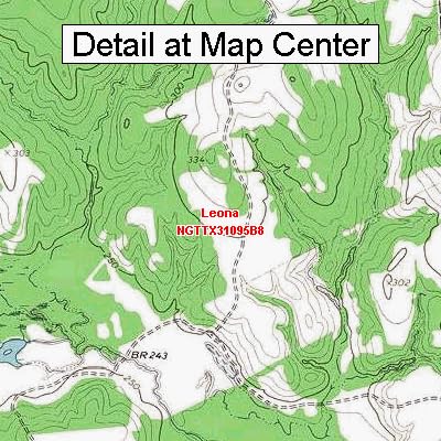 Amazon.com: USGS Topographic Quadrangle Map - Leona, Texas (Folded ...