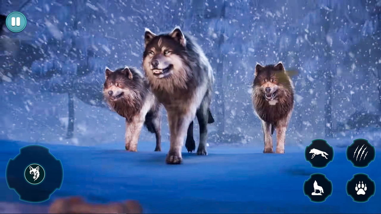 Wild Animal Wolf Attack Simulator 3D: Jungle Survival Adventure ...