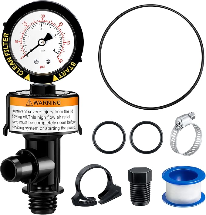 Amazon.com: Dreyoo Air Relief Valve Compatible with Pentair Filter ...