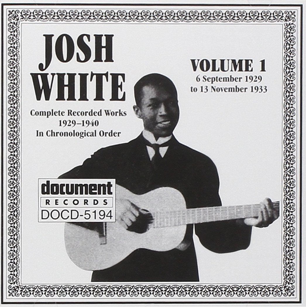 WHITE,JOSH - In Chronological Order, Volume 1 (1929-1933) - Amazon.com ...