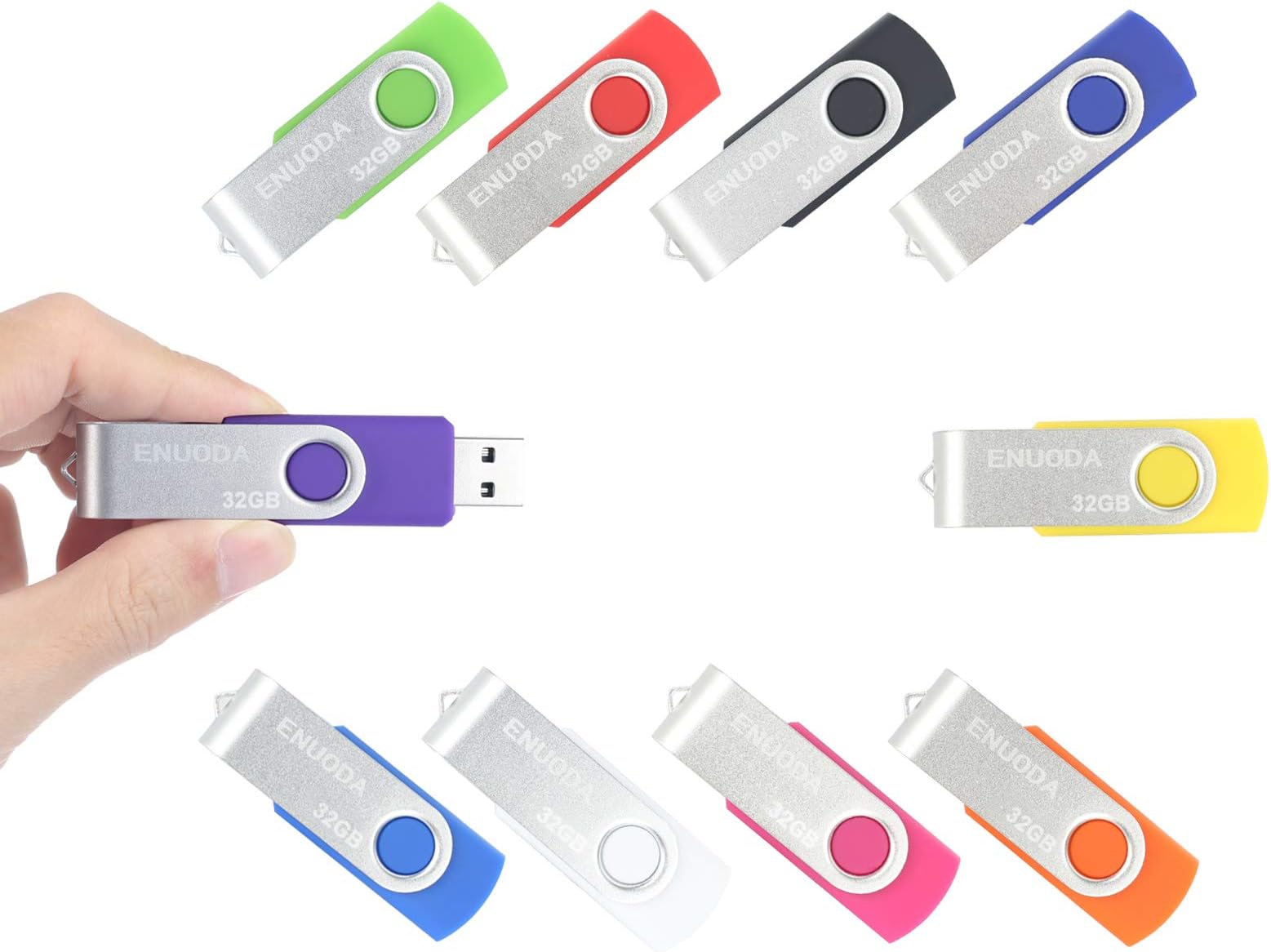 USB Sticks 16GB USB 2.0 Speicherstick 10 Stück Uflatek Memory Stick ...