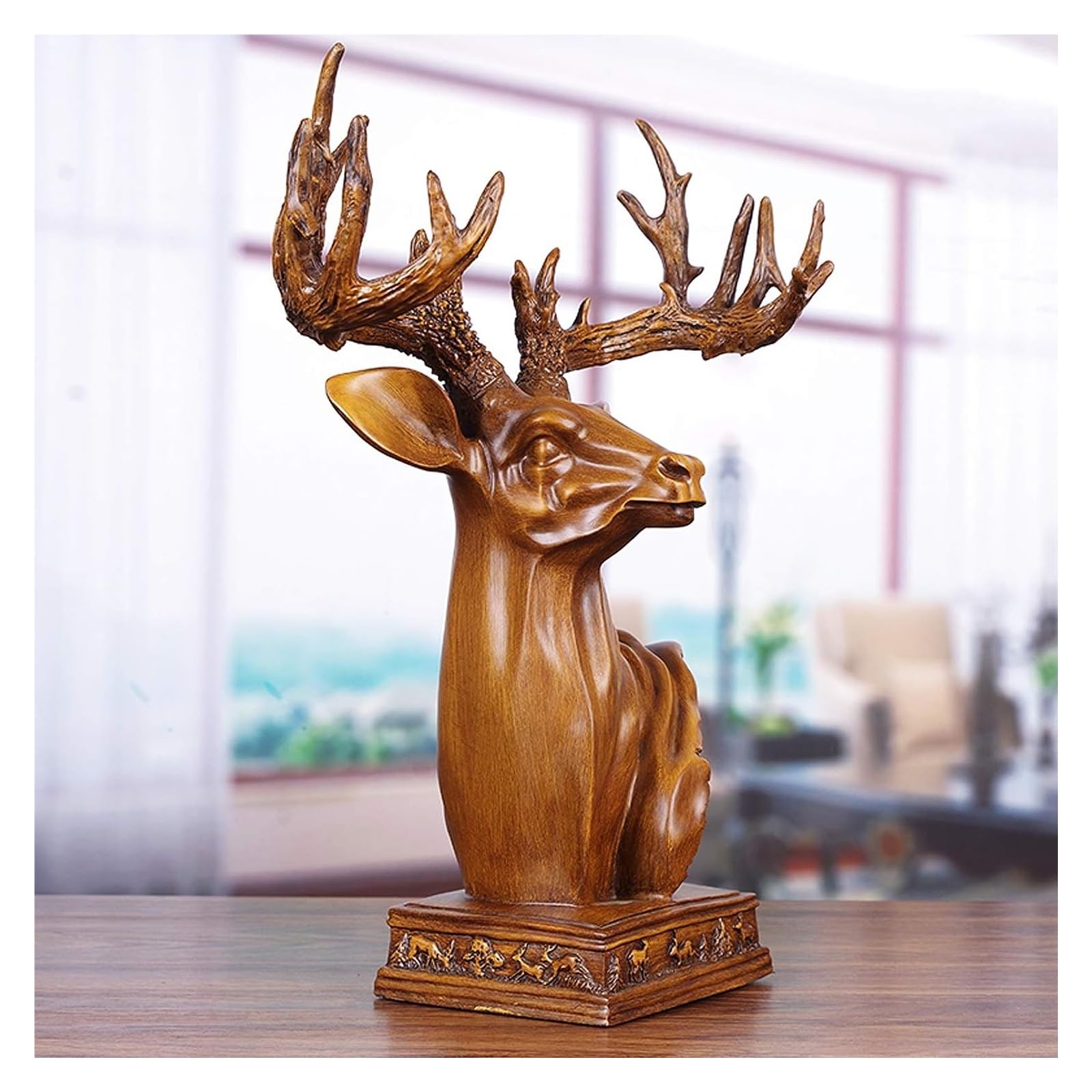 Deer Sculpture High End Deer Statue Reindeer Figurines Resin Elk