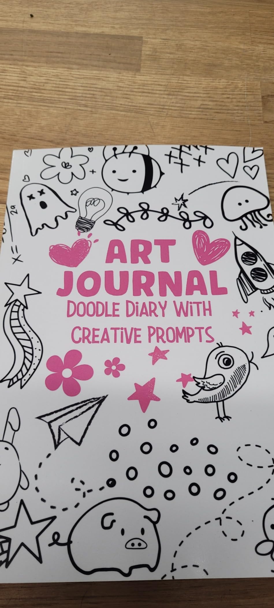 Art Journal, Doodle Diary With Creative Prompts For Girls, Teens And ...