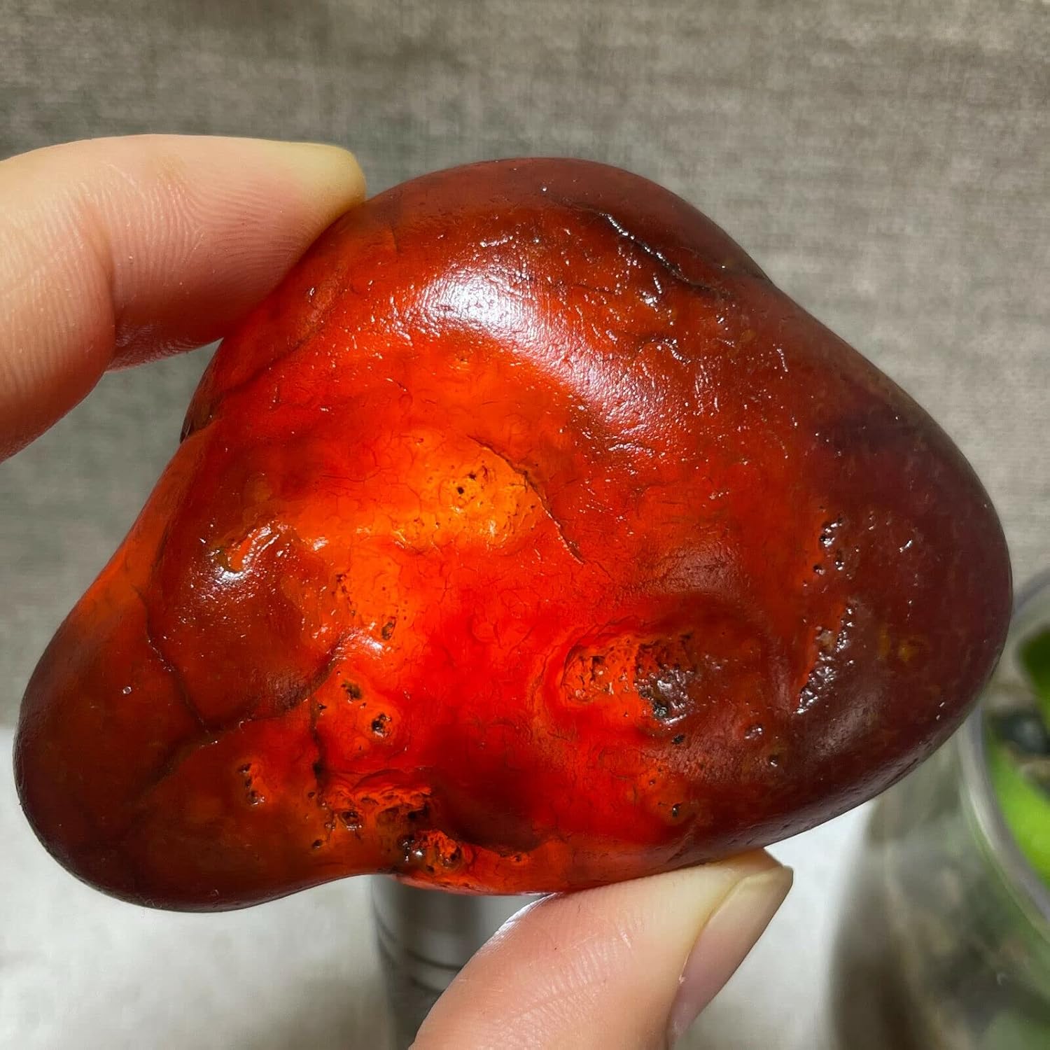 Amazon.com: 112g Bonsai Suiseki-Natural Gobi Agate Eyes Stone-Rare ...