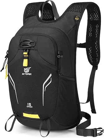 SKYSPER Small Hiking Backpack 15L Lightweight Day Pack Travel Hiking ...