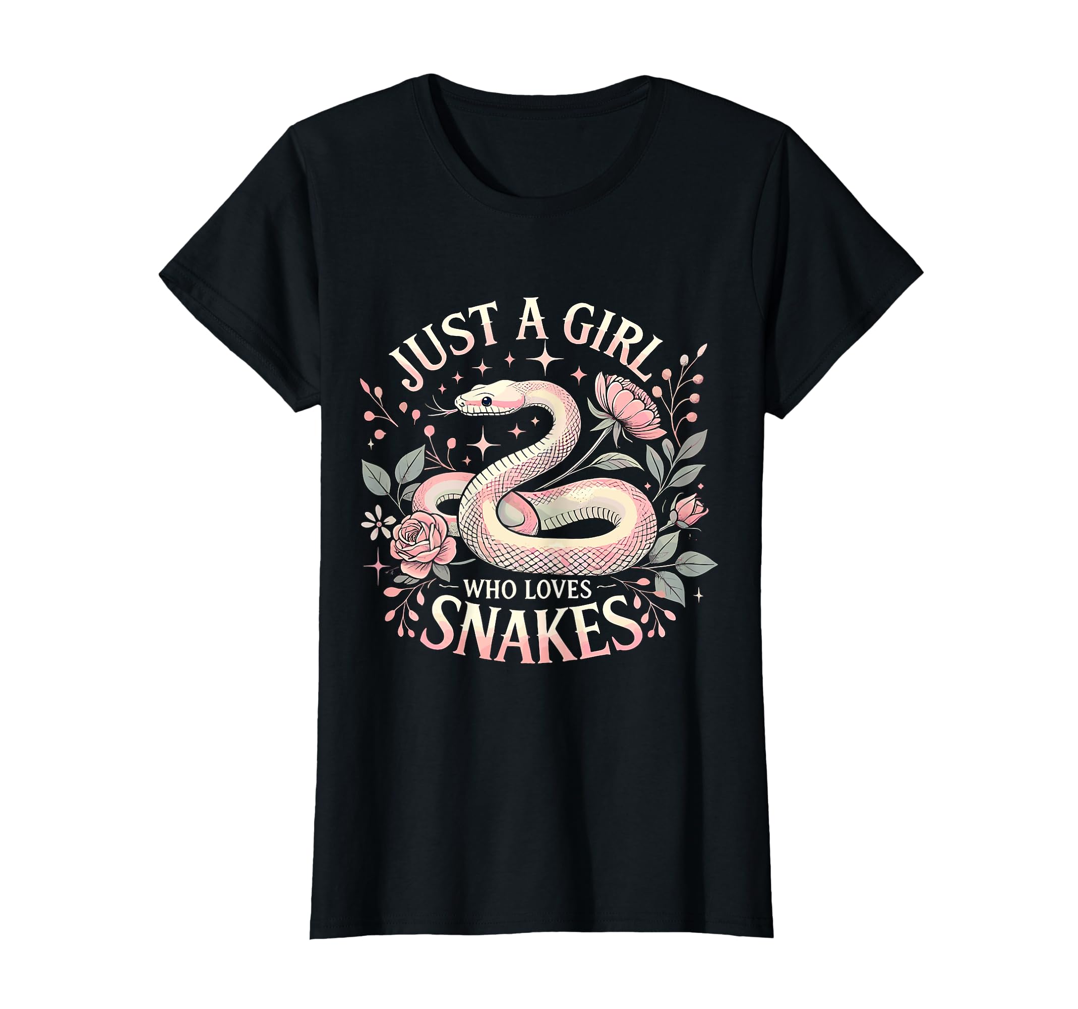 Amazon.com: Just a Girl who loves Snakes T-Shirt : Clothing, Shoes ...