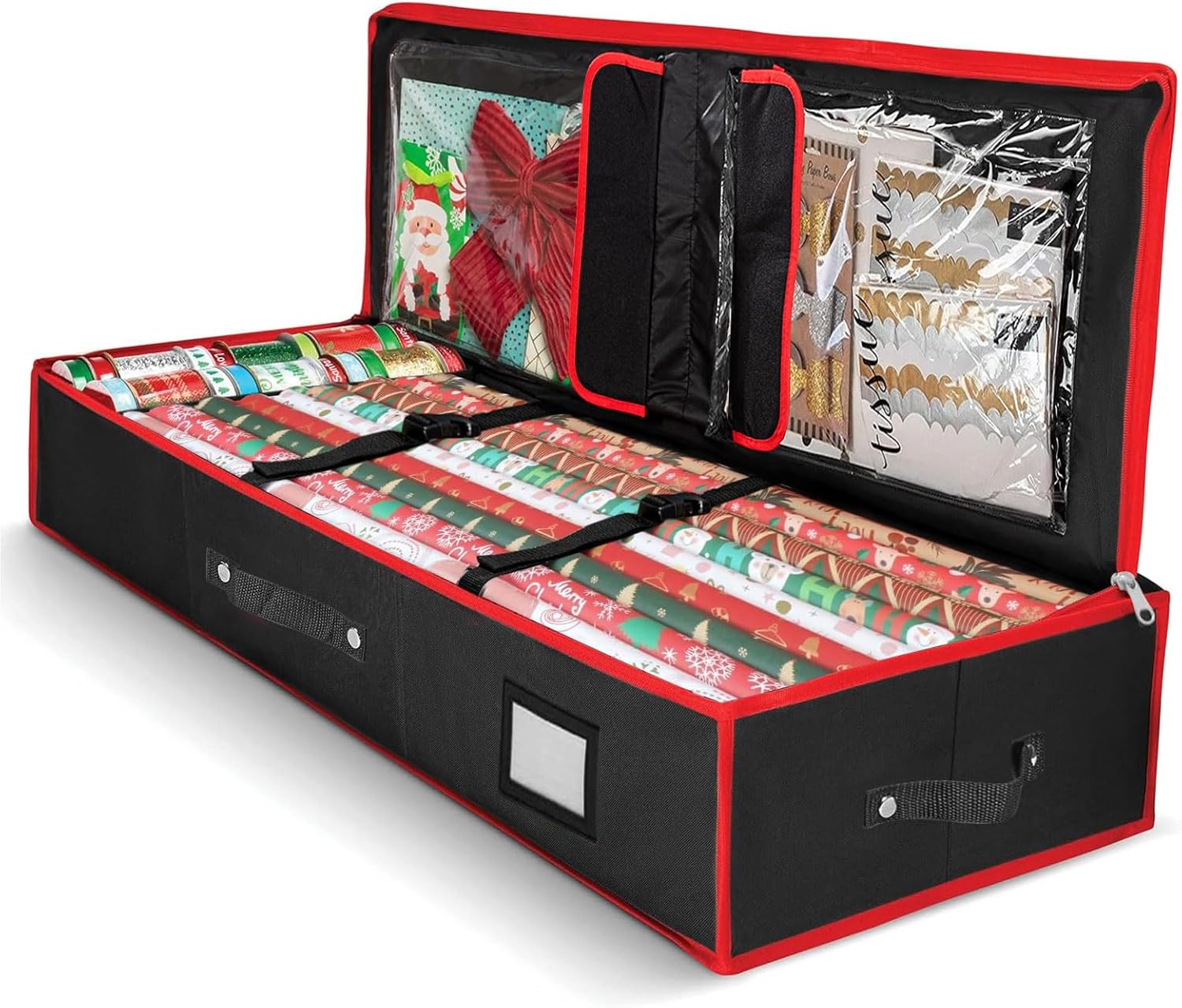 Christmas Wrapping Paper Storage Containers, 40" Durable 600D Oxford ...