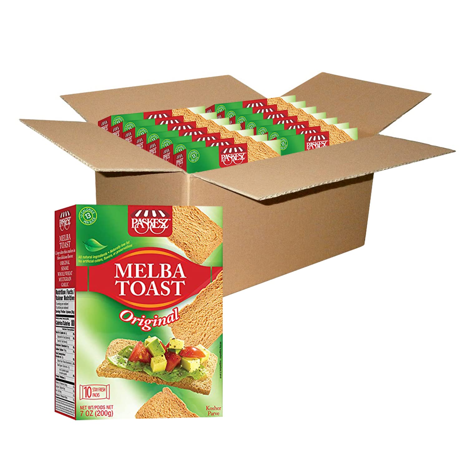 Amazon.com: Only Kosher Candy Melba Toast Flatbread Crackers Classic ...