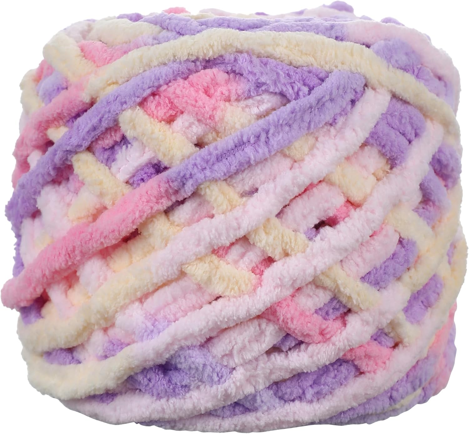 Amazon.com: Plush Chenille Chunky Yarn for Crocheting 100g(54.6yd ...