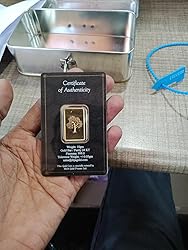 IBJA Gold 24k (999) 10 gm Yellow Gold Bar : Amazon.in: Jewellery