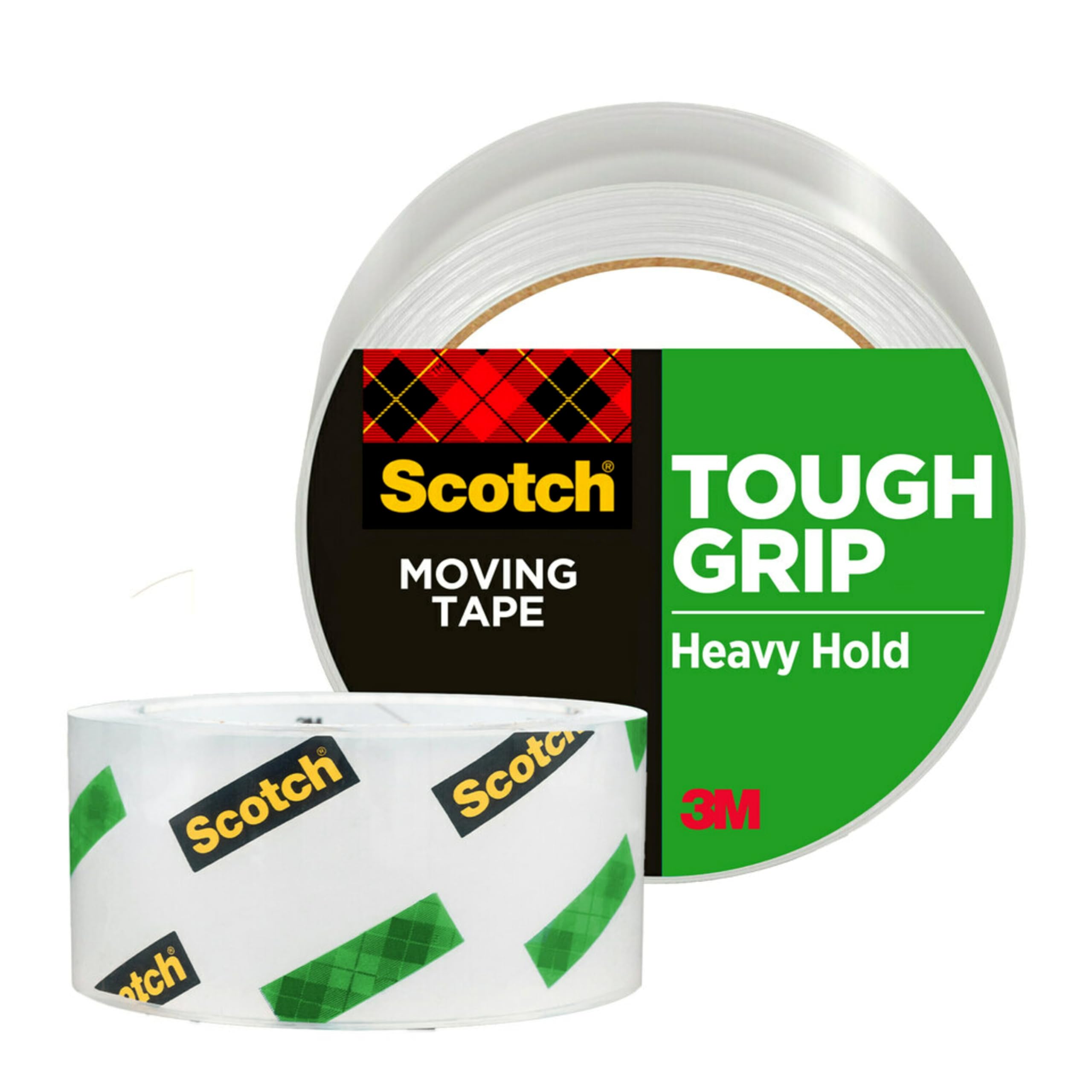 Amazon.com : Scotch Tough Grip Moving Packing Tape, Clear, Moving Tape ...