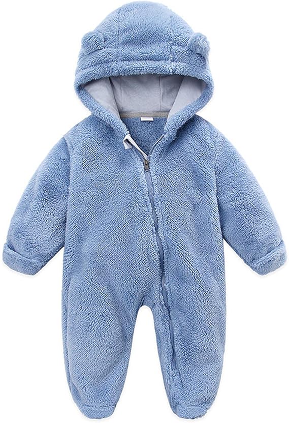 Mono de una Pieza para bebé recién Nacido, Traje de Nieve con pies ...