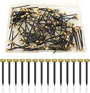 Picture Hanging Nails, 100pcs Picture Frame Hanger Nails Pins for ...