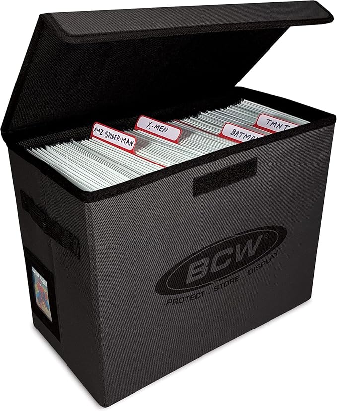 Amazon.com: BCW Comic Book Storage Box - 2 ct | Foldable Comic Book ...