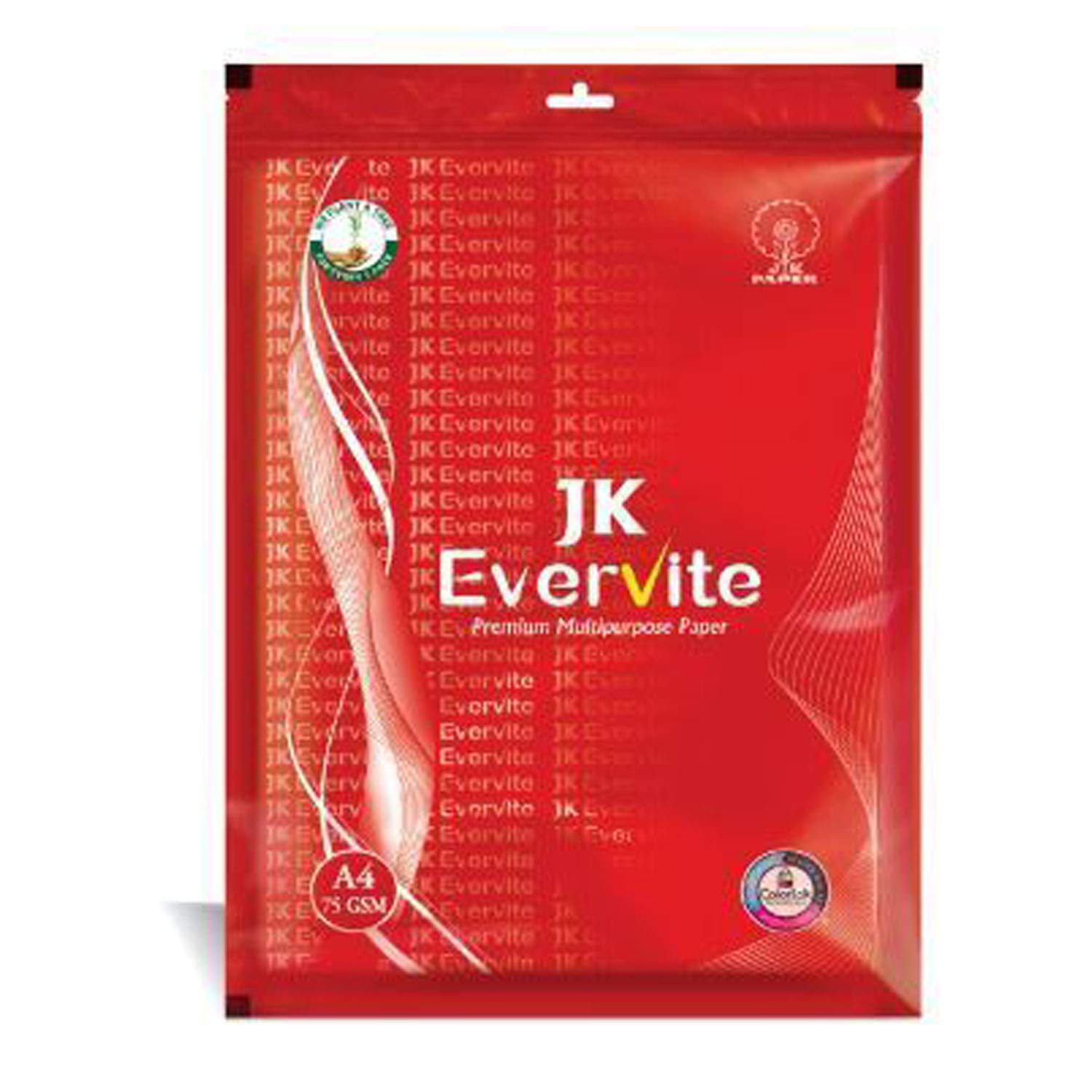 Green Way JK Everlite A4 Paper, 100 Sheets, 75 GSM, 10 Reams : Amazon ...