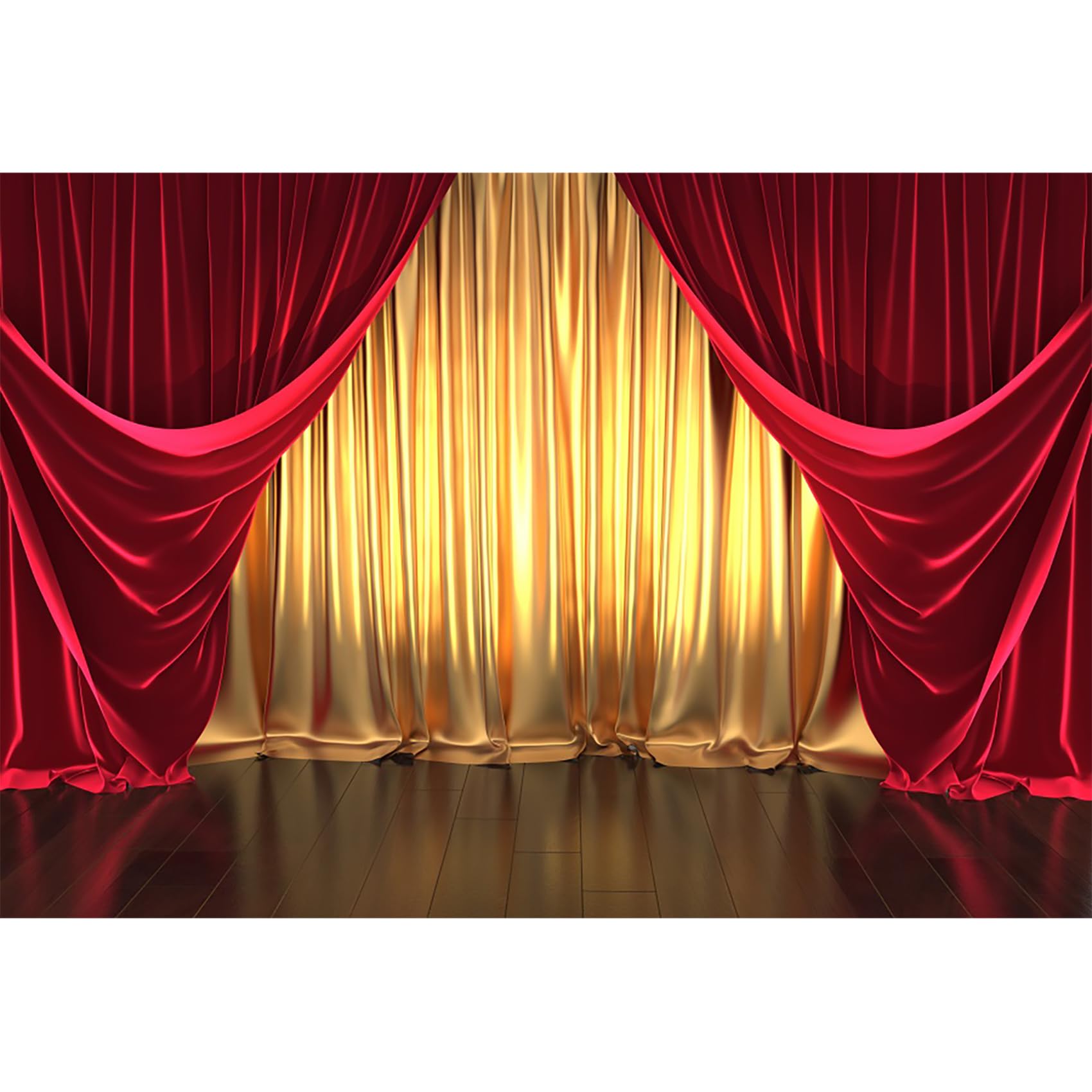 Red Stage Curtains Background With Curtains Stage Royalty Free Vector