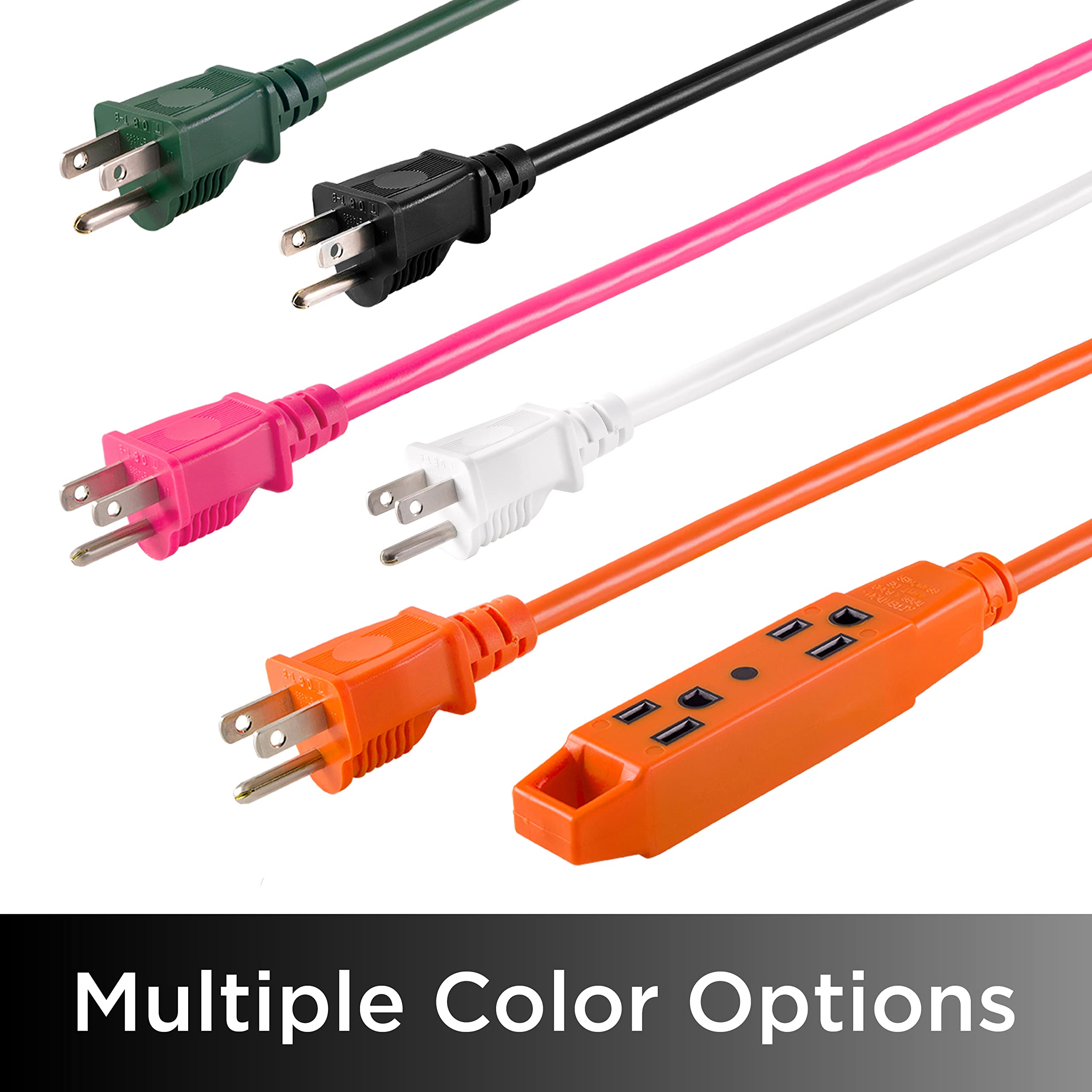 Snapklik.com : UltraPro 9 Ft Outdoor Extension Cord 3 Outlet Extension ...