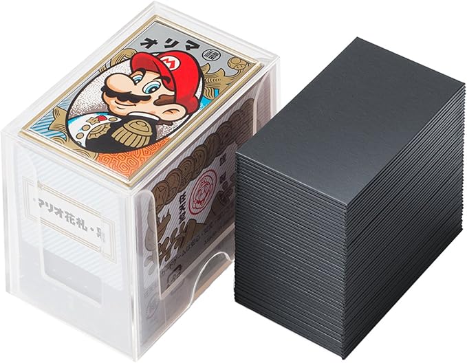 Amazon.com: Nintendo Mario Playing Cards (Black) : Toys & Games