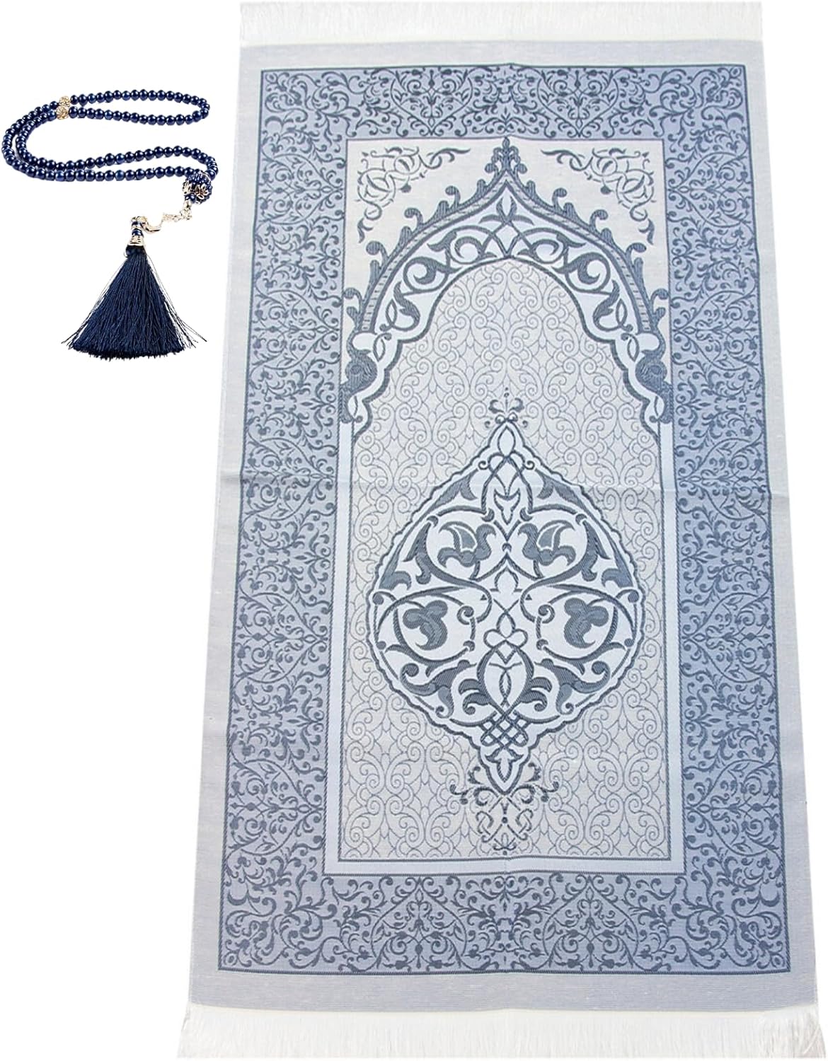 Amazon.com: Prien Prayer Rug with Tasbih | Muslim Carpet | Praying Mat ...