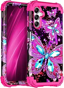 Amazon.com: Miqala for Galaxy A15 5G Case,Glow in The Dark Three Layer Heavy Duty Shockproof ...