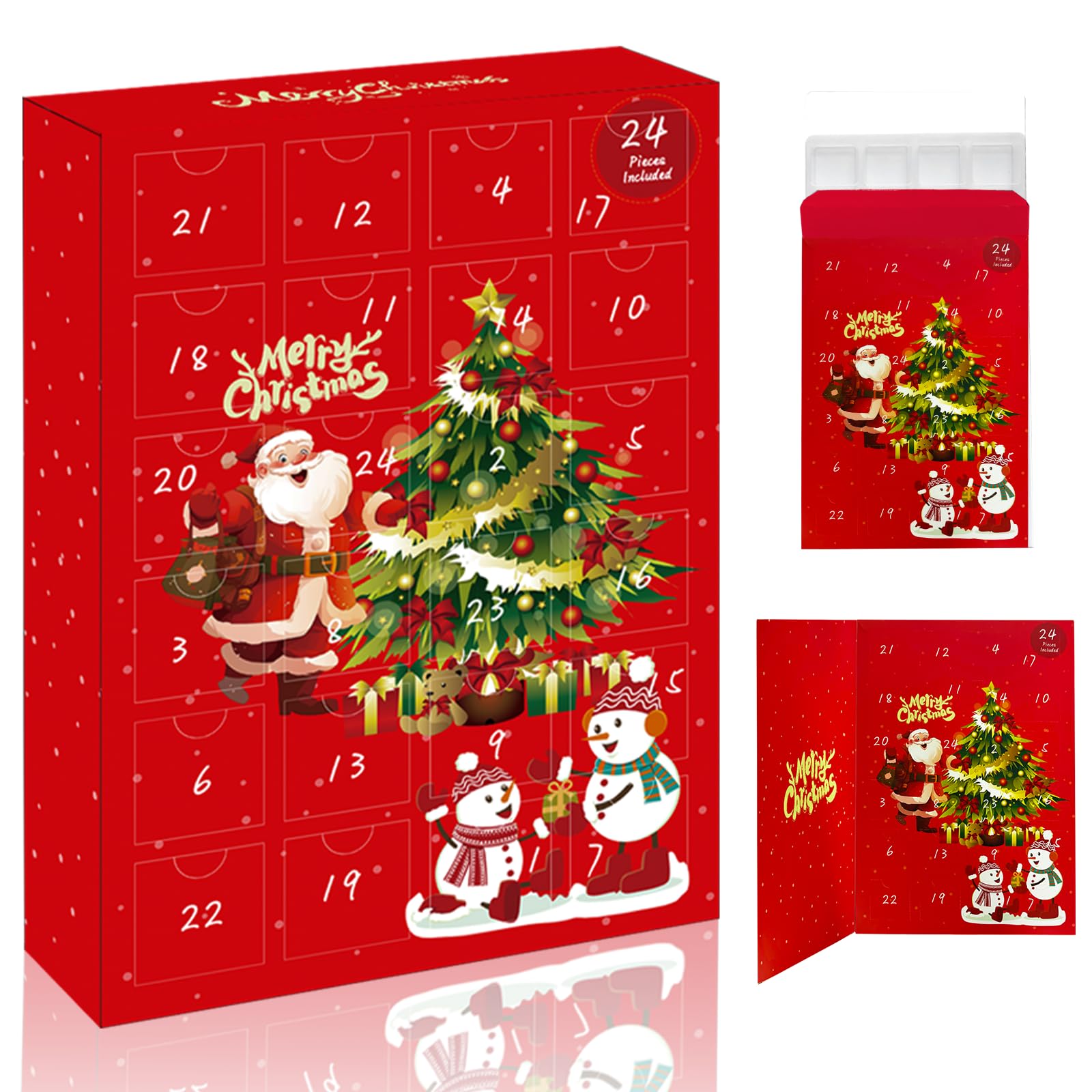 MORAINJAY 2024 DIY Advent Calendar Empty Boxes,Christmas Advent ...