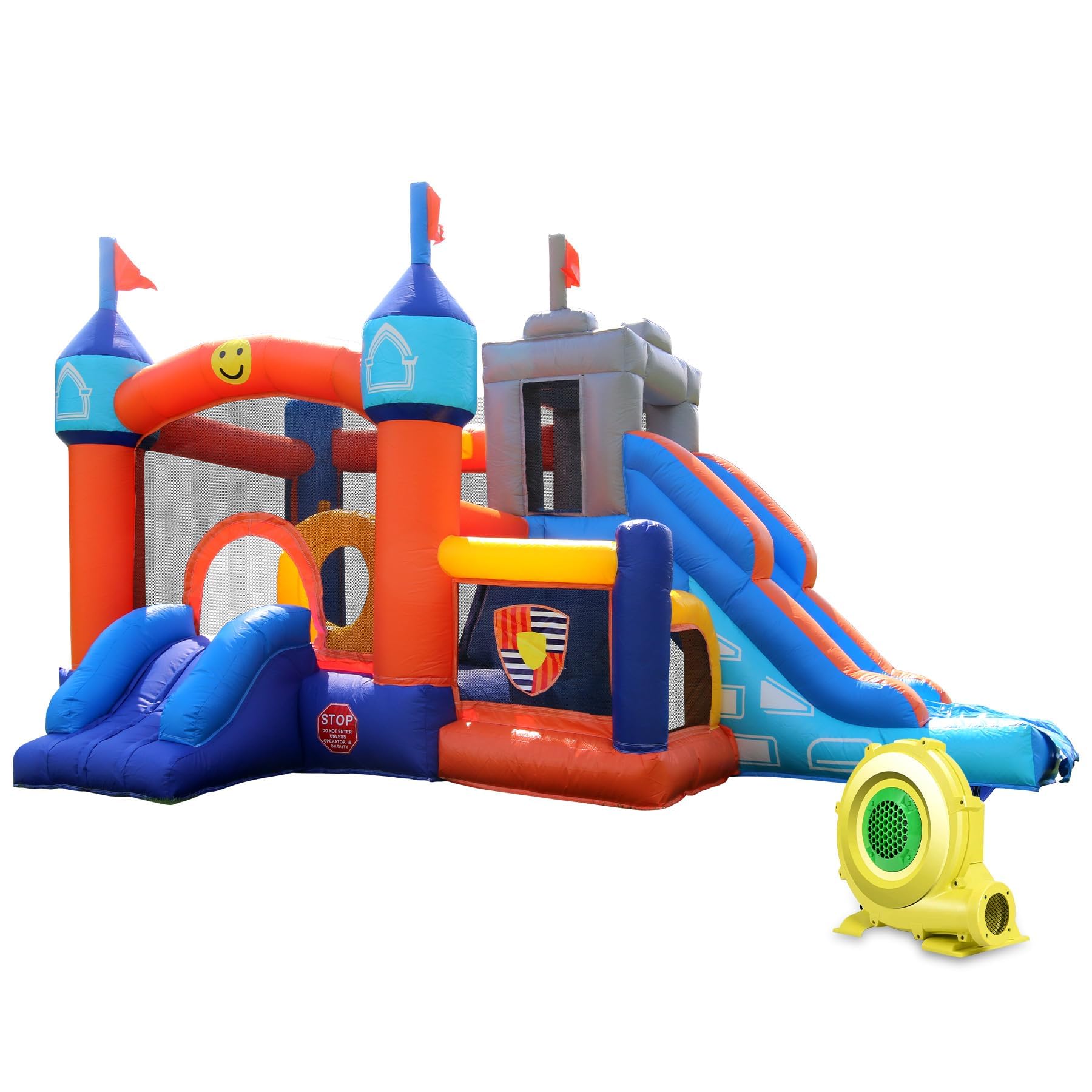 Buy 16FT Commercial Grade Inflatable Bounce House Castle with Slide ...