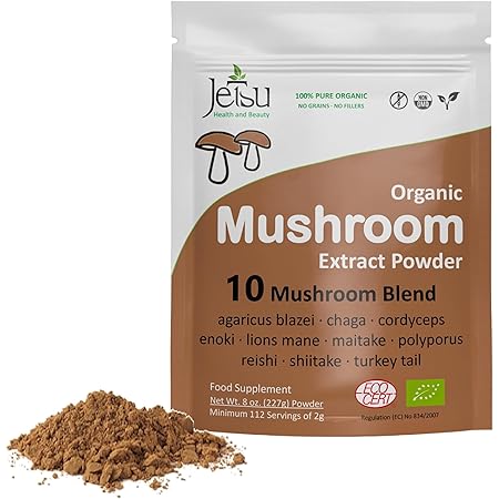 Amazon.com : 14 Mushroom Blend Powder Certified Organic 1lb. Bulk ...
