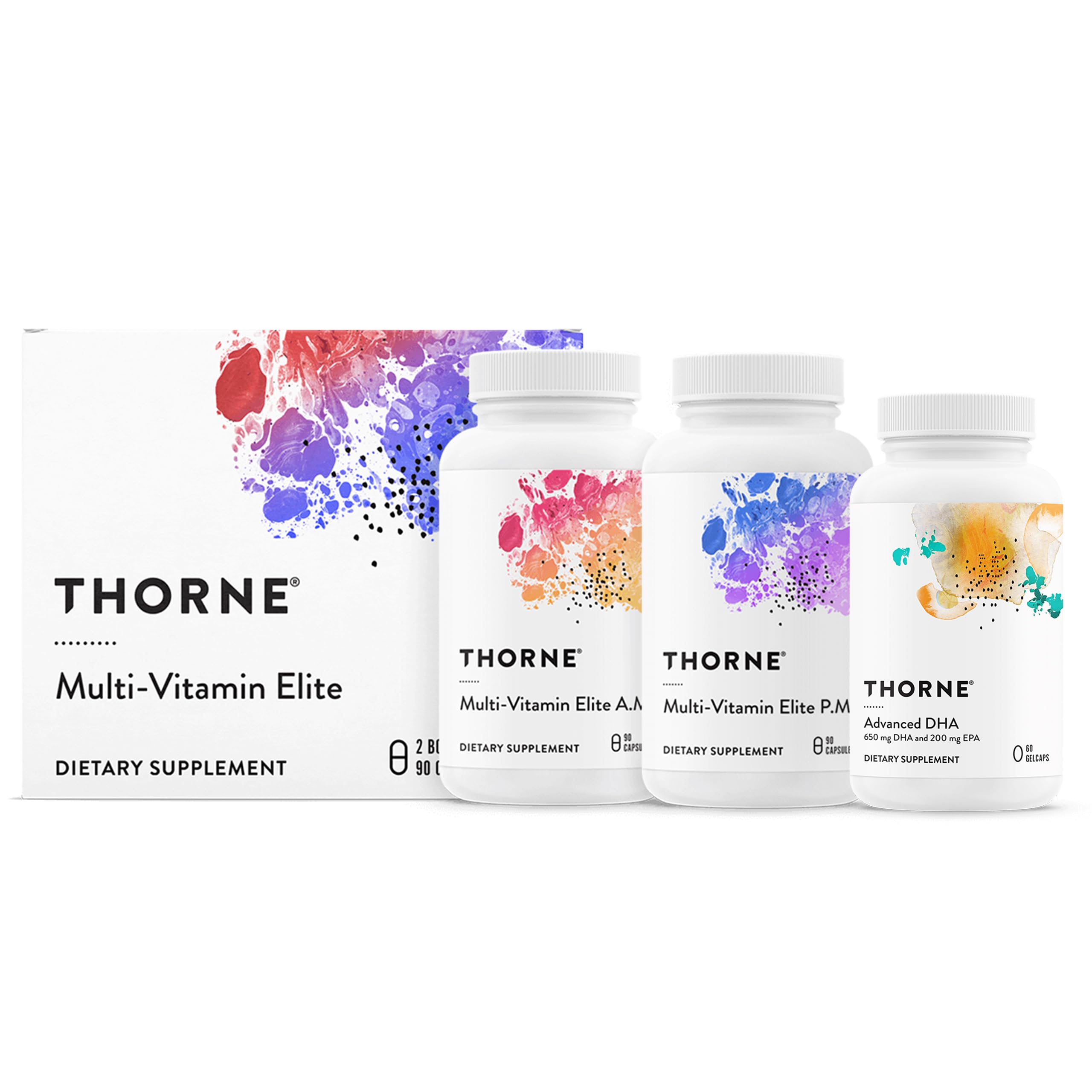 Amazon.com: THORNE Day & Night Wellness Bundle - Multi-Vitamin Elite ...