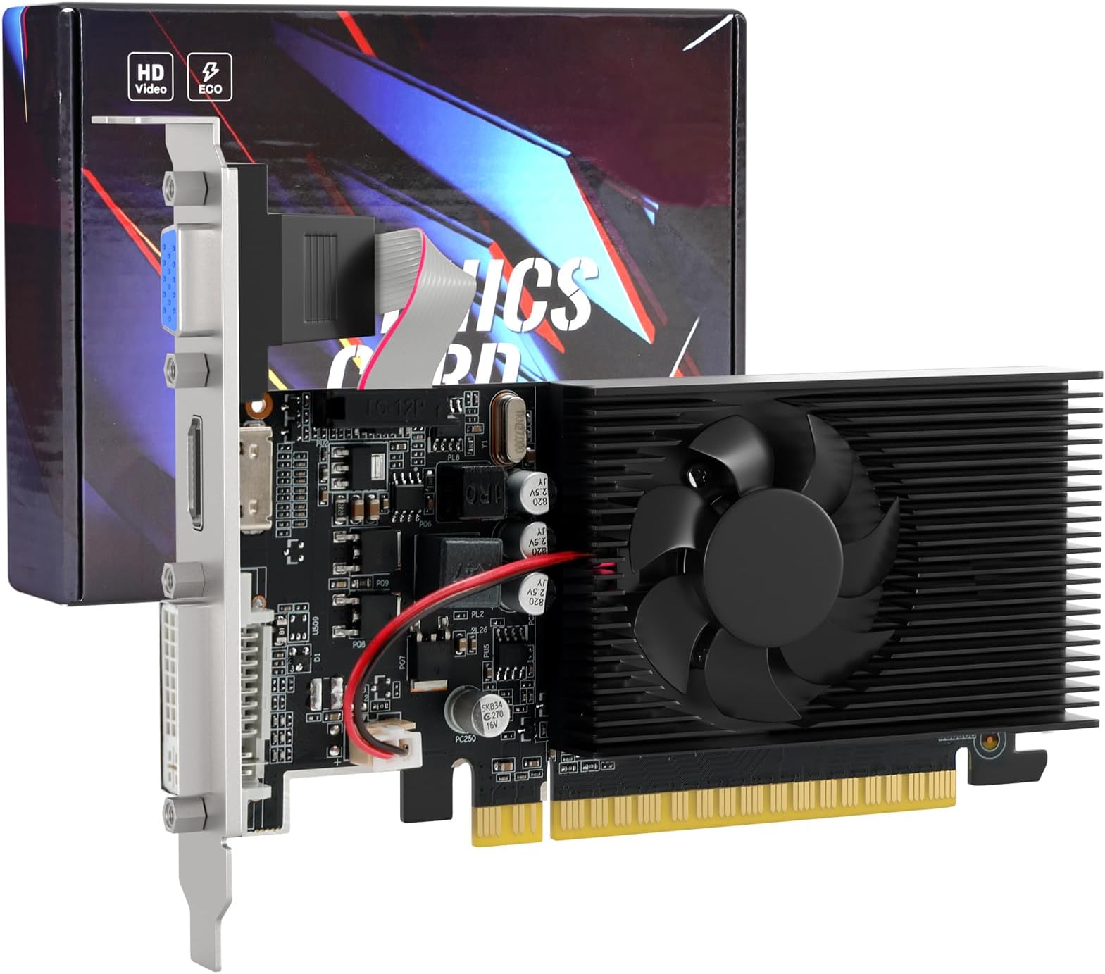 Amazon | Artudatech グラフィックボード Radeon RX550 4G GDDR5メモリ搭載 グラボ 高性能Lexa ...