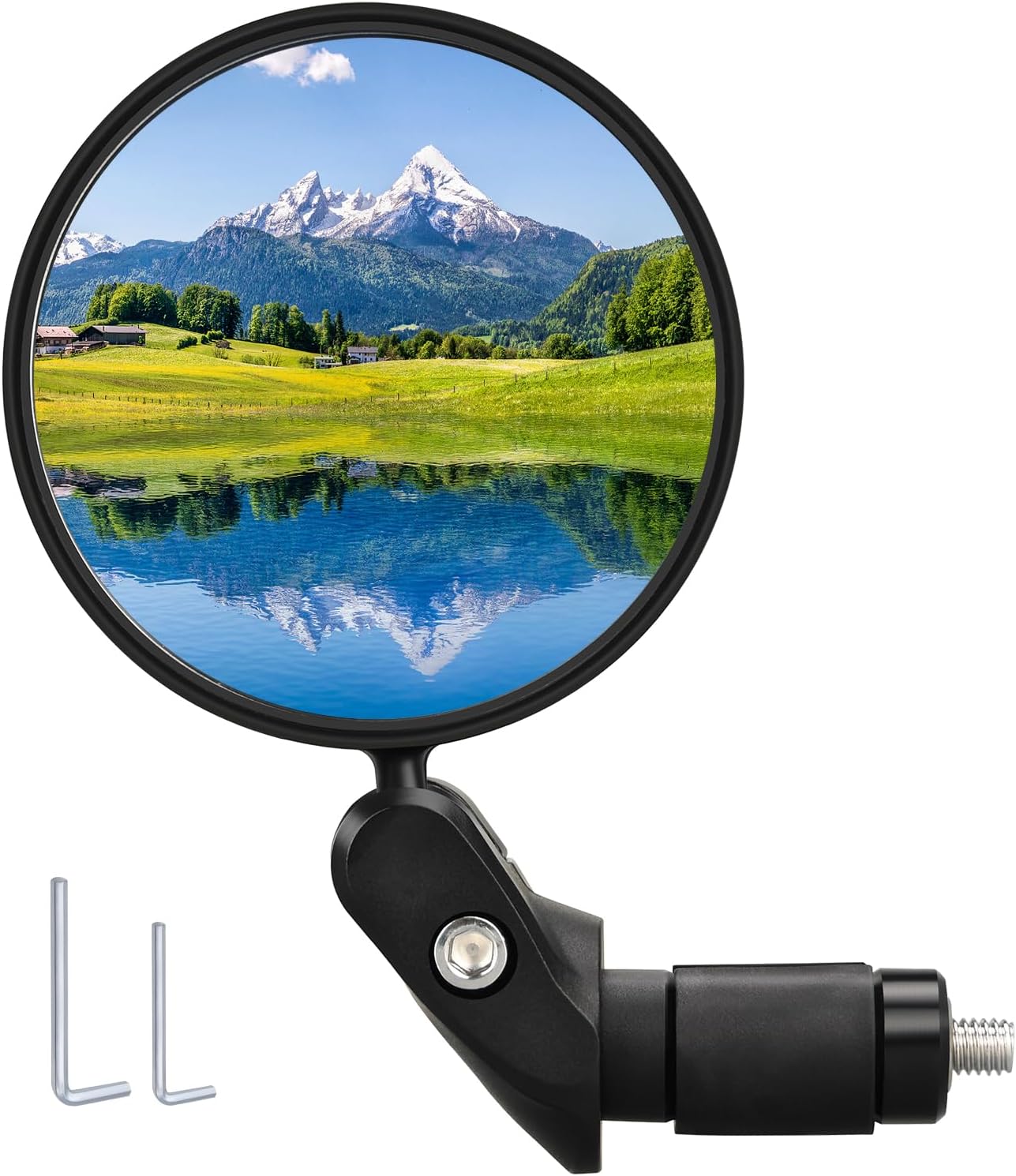 Amazon.com: Handlebar Bike Mirrors, 1pcs HD Bicycle Rearview Mirror ...