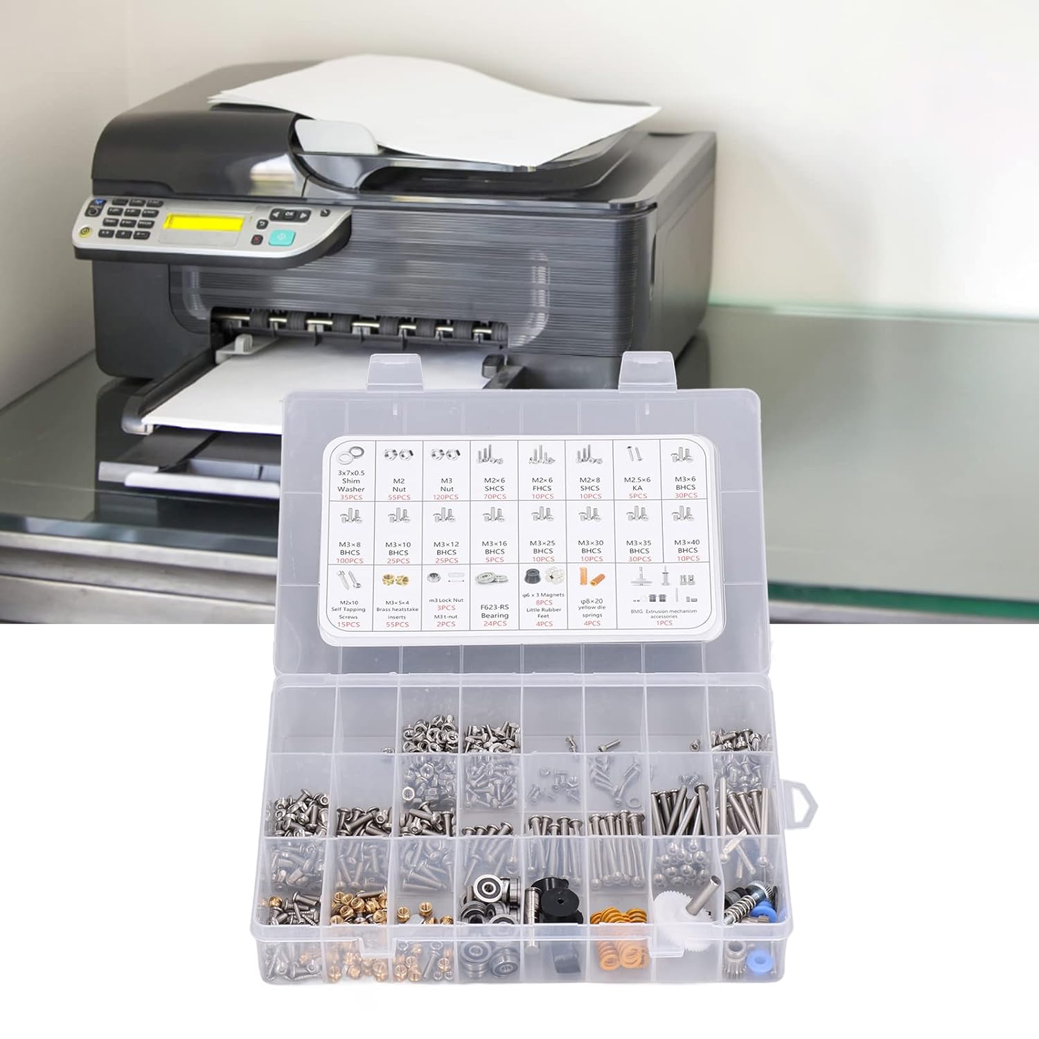 Review 3D Printer Hardware Parts, Brass Stainless Steel Neat Easy Pick ...