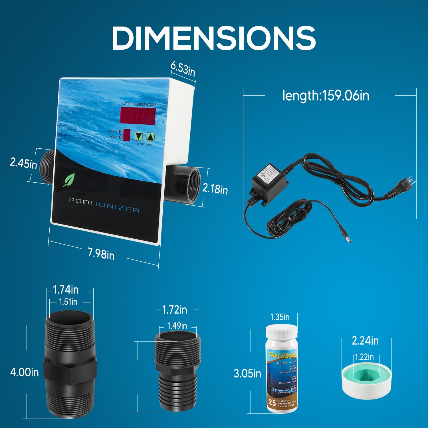 444301 Pool Purifier Treatment System Hybrid Pool Treatment System for ...