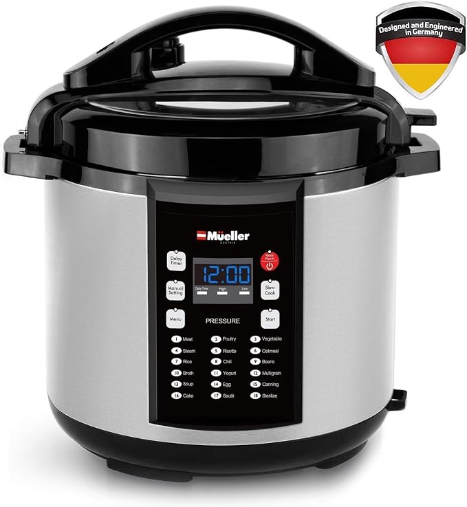 Amazon.com: Pressure Cooker Instant Crock 10-in-1 Pot Pro Series 19 ...