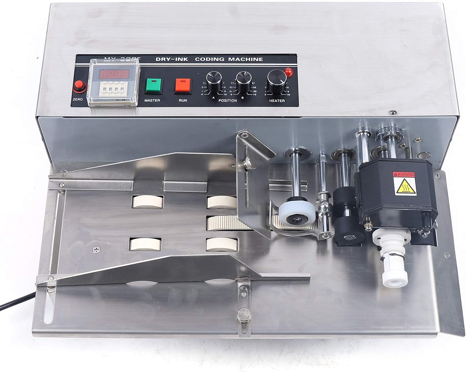 Amazon.com: YIYIBYUS Automatic Ink Wheel Marking Machine, 170W MY-380F ...