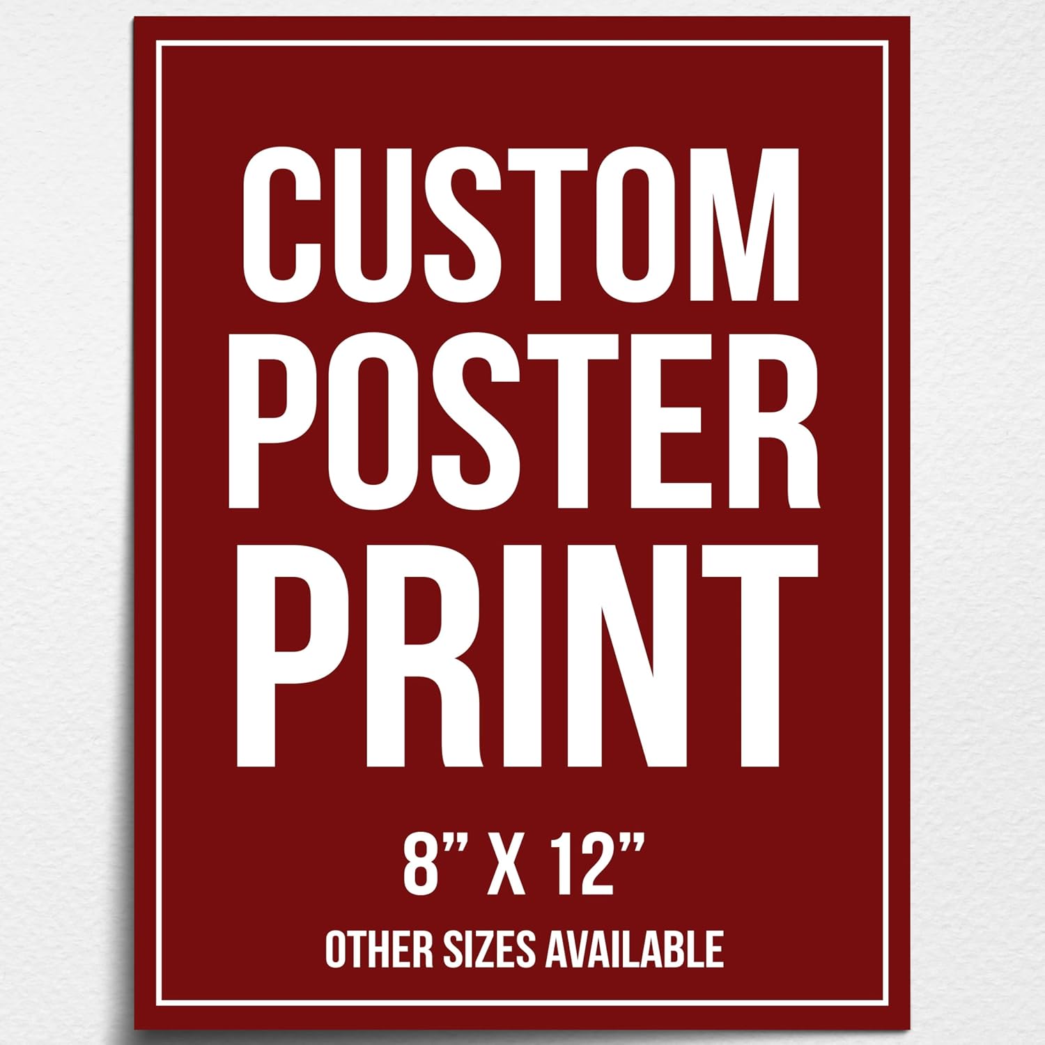 Amazon.com: Home and Plan Custom Poster Print - Personalized Artwork ...