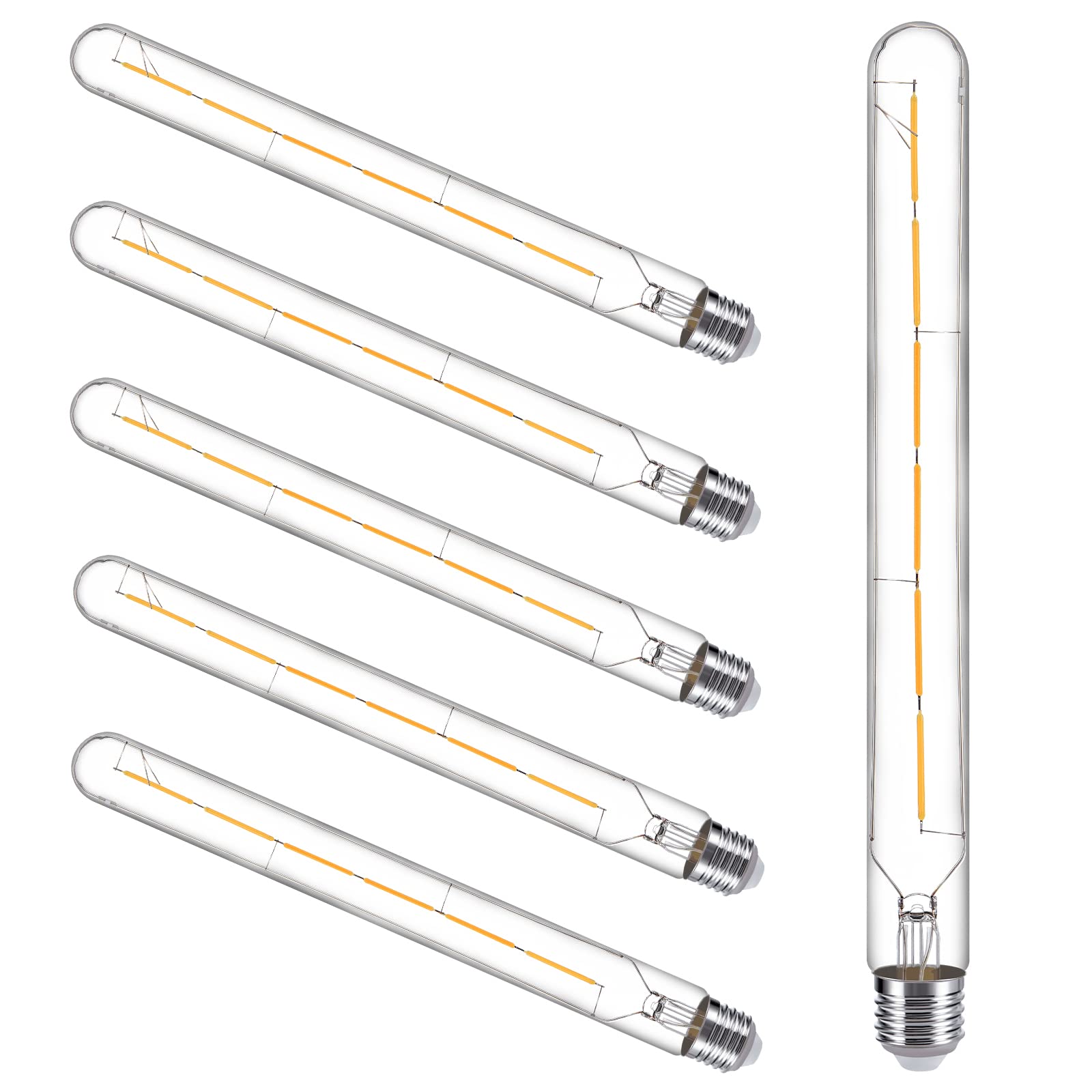 TIANSHQ LED Tube Bulbs Dimmable Antique T30 Tubular Bulb Warm White ...