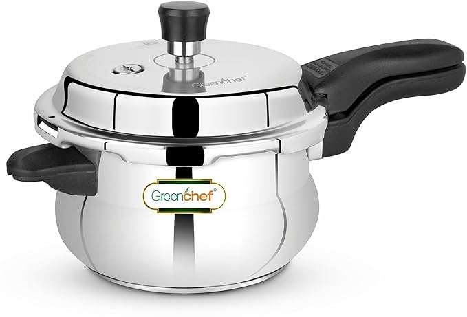 Buy GREENCHEF Classic Curve Stainless Steel Handi Shaped 5 Litre ...