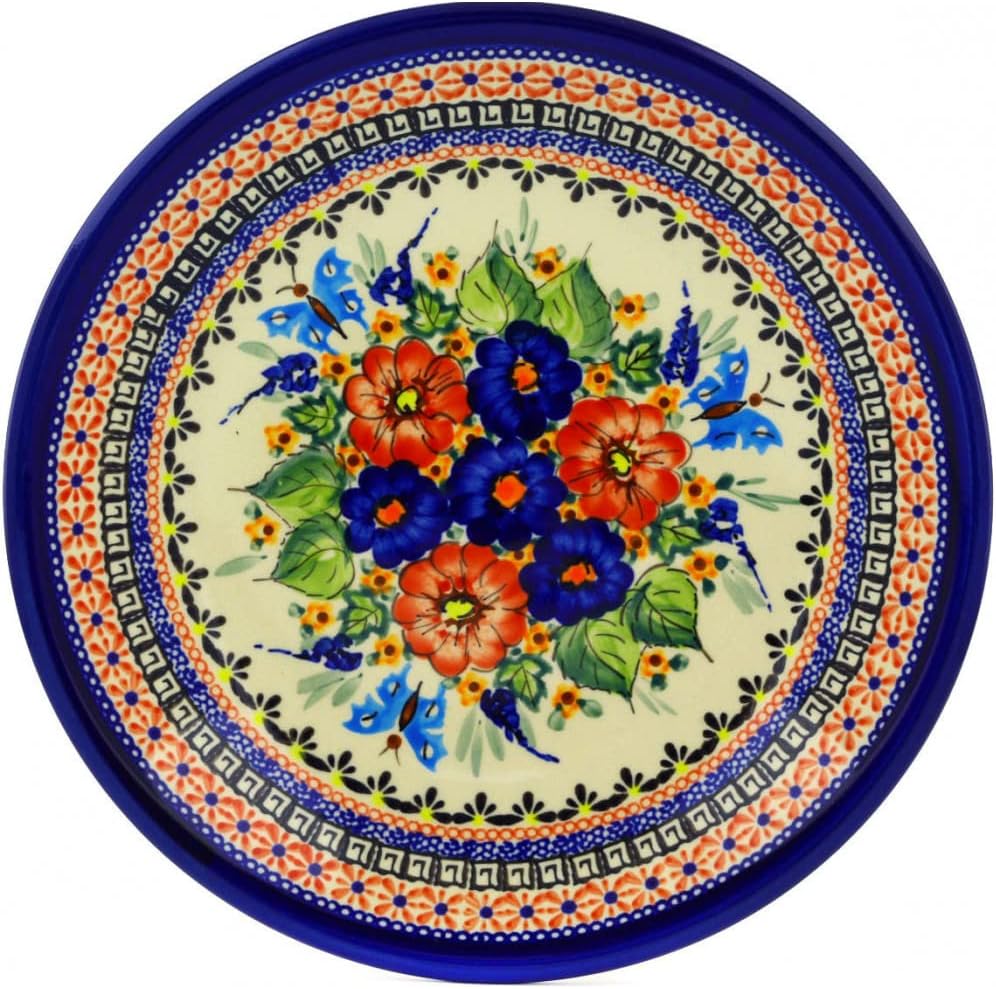 Buy Polish Pottery 10¾-inch Dinner Plate (Spring Splendor Theme ...